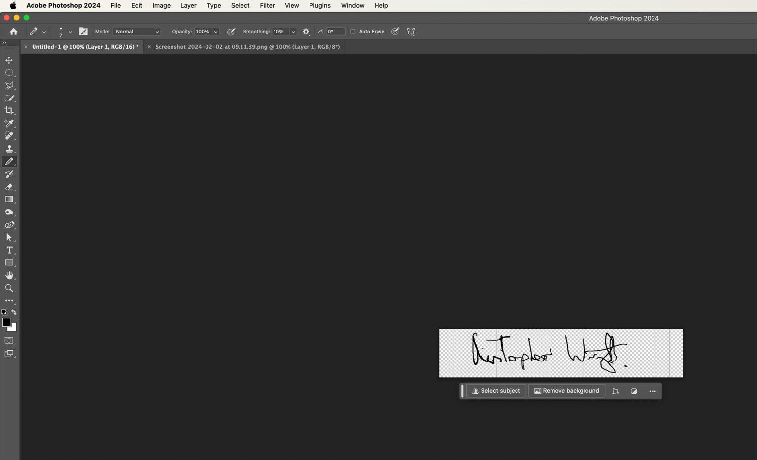 Creating a Signature in Photoshop - Chris Wright Photography